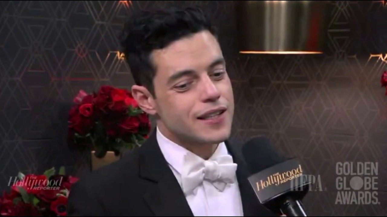 Rami Malek's interview backstage after winning Golden Globe Award 2019 ...