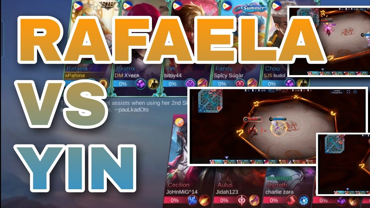 Rafaela vs Yin | 3x Face Off | Mobile Legends - YouTube