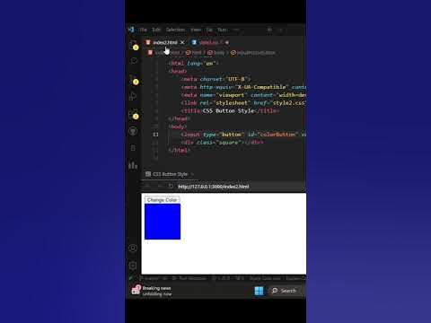 color change #javascript #mernstack #htmlcsswebsite #jstutorial #nextjstutorial # ...