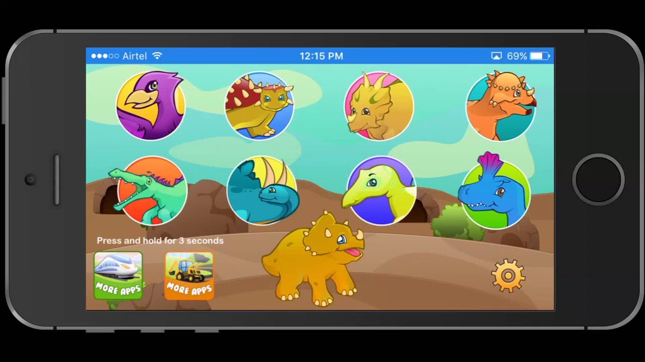 Shape Builder - the Preschool Learning - Dinosaurs Builders - YouTube