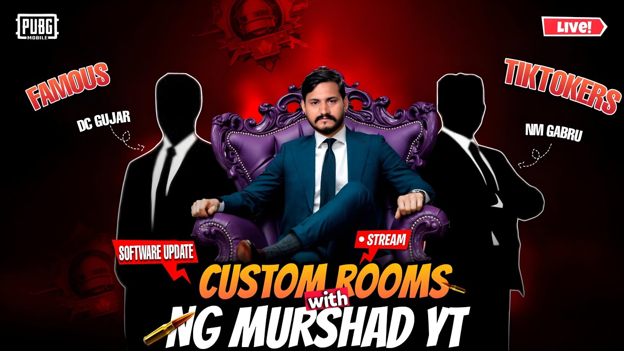 NG MURSHAD Is Live | TikTok 100K Family Complete |PUBG MOBILE - YouTube