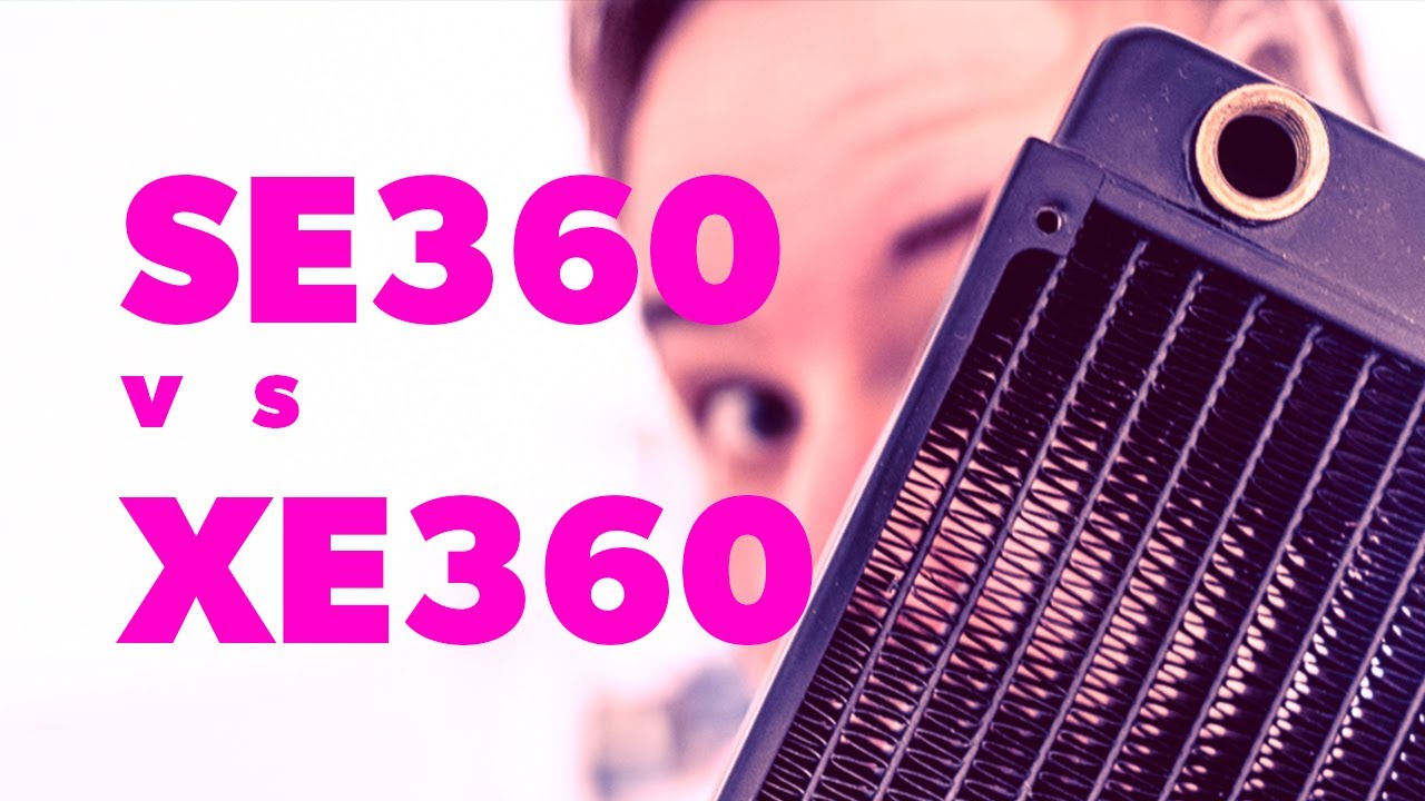 Upgrading EKWB CoolStream SE 360 vs XE 360, Quick Temperature Test ...