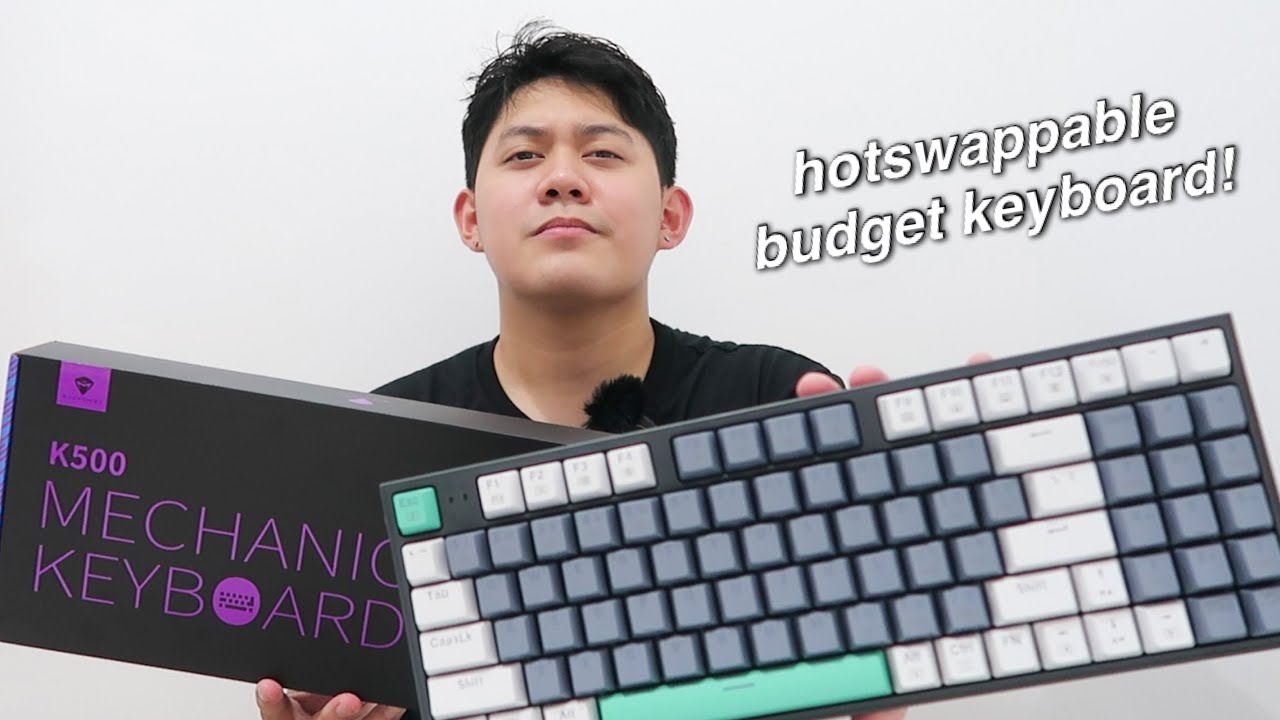 Machenike K500W Mechanical Keyboard Hot Swappable 94 Keys, 50% OFF