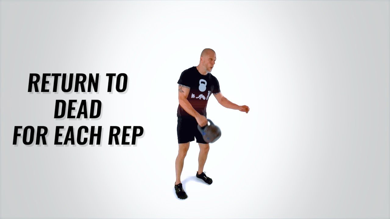 Kettlebell Dead Start Swing Clean (great for technique work) - YouTube