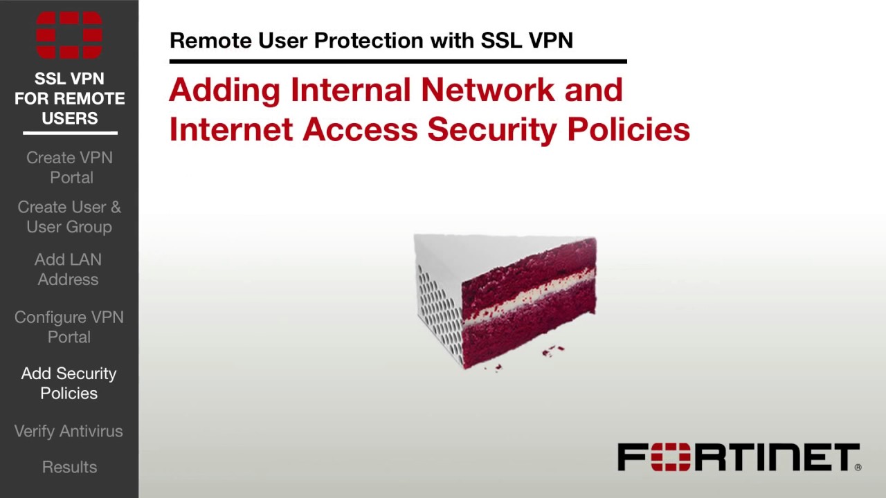 FortiGate Firewall SSL VPN for Remote Users - YouTube