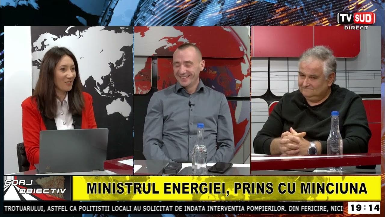 Gorj Obiectiv 25.01.2024 Ministrul energiei, prins cu minciuna - YouTube