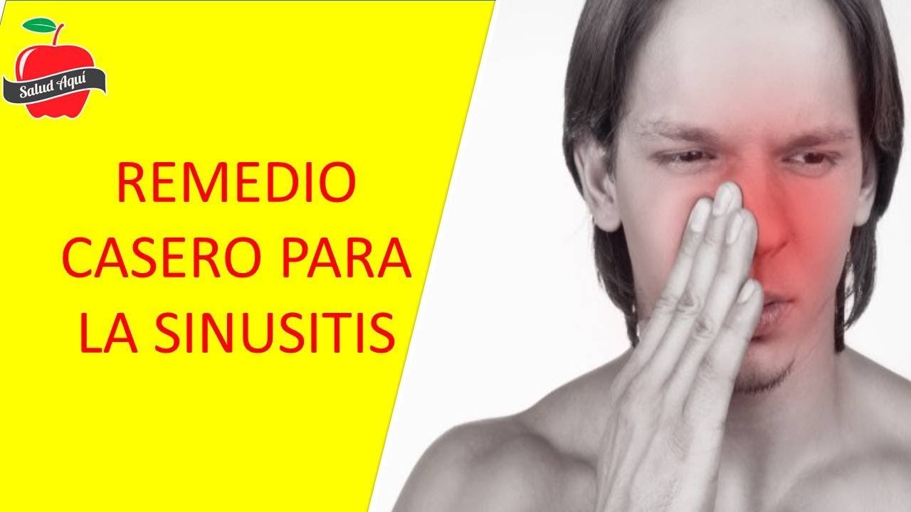Remedio casero para la sinusitis - YouTube