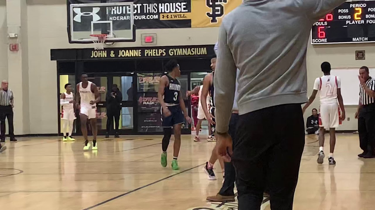 Cooper 3-pointer Gilman/City basketball Baltimore Hoops Festival 01/04 ...