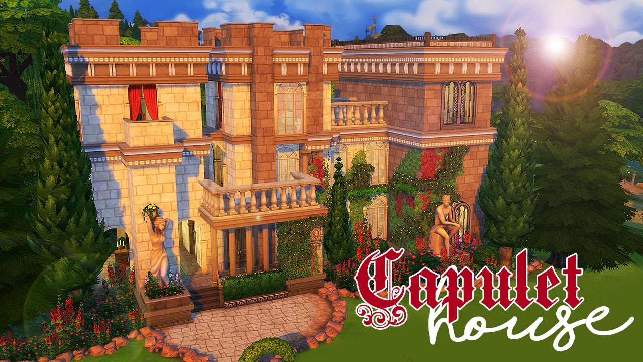 Sims 4 House Build - Capulet House - YouTube