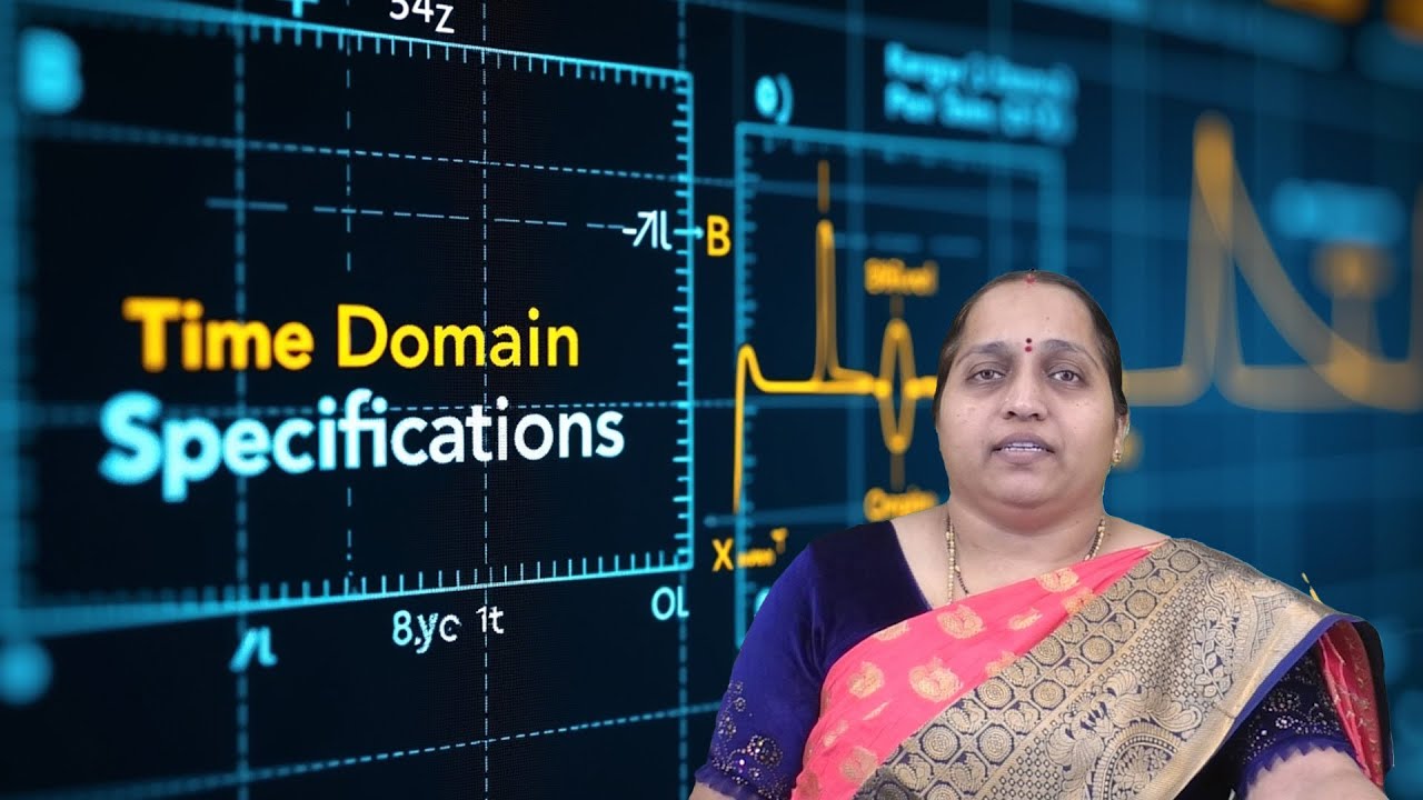 Time Domain Specifications by Mrs. P Ganga Bhavani - YouTube