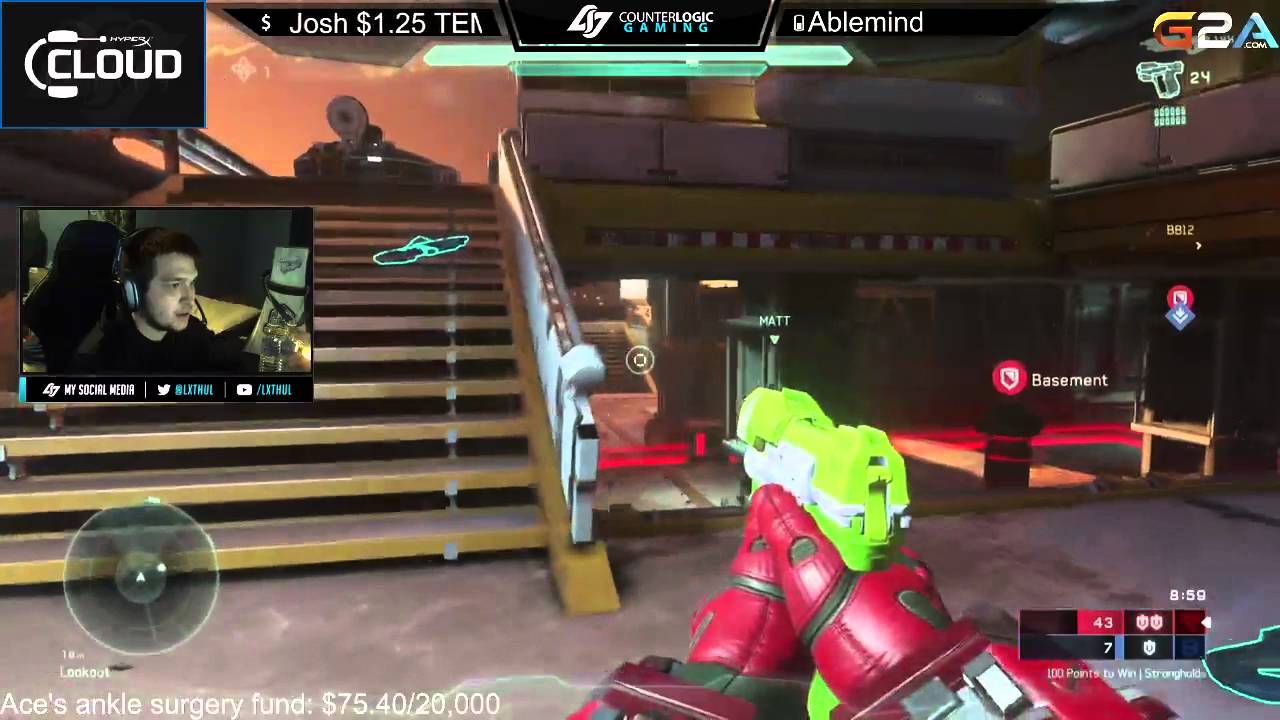 Team Beyond 2k Astro Halo 5 Tournament - Semi Finals CLG vs EG game 3 ...
