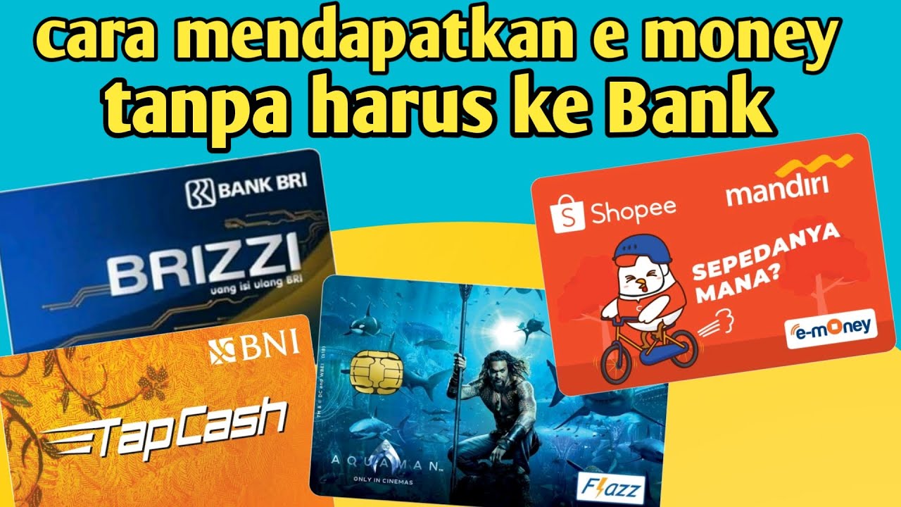 Cara mendapatkan emoney tanpa harus ke Bank. - YouTube