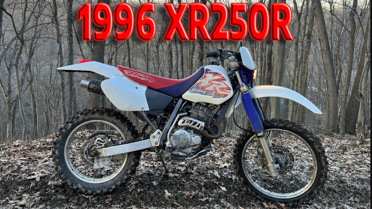1996 XR250 first ride: from clapped out to a solid and really fun woods ...