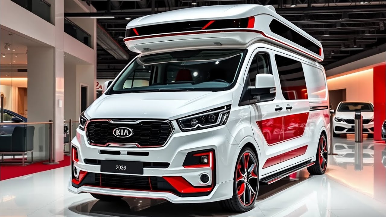 Smart, Stylish, and Powerful – Meet the 2026 Kia Camper Van! - YouTube