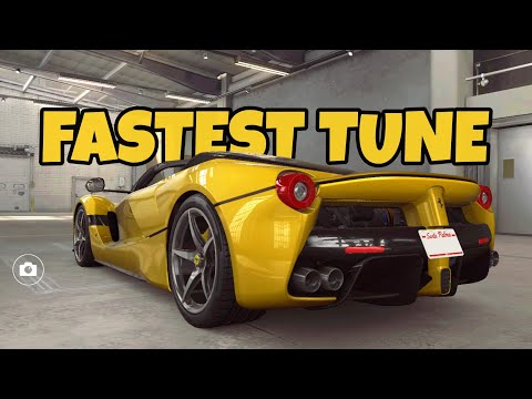 CSR2 Ferrari LaFerrari Aperta (Gold Stars) Fastest Tune & Shift Pattern