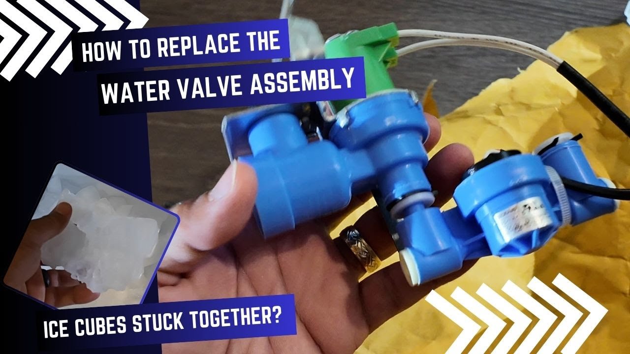 Broken Ice Maker? How to Replace the Water Valve Assembly - YouTube