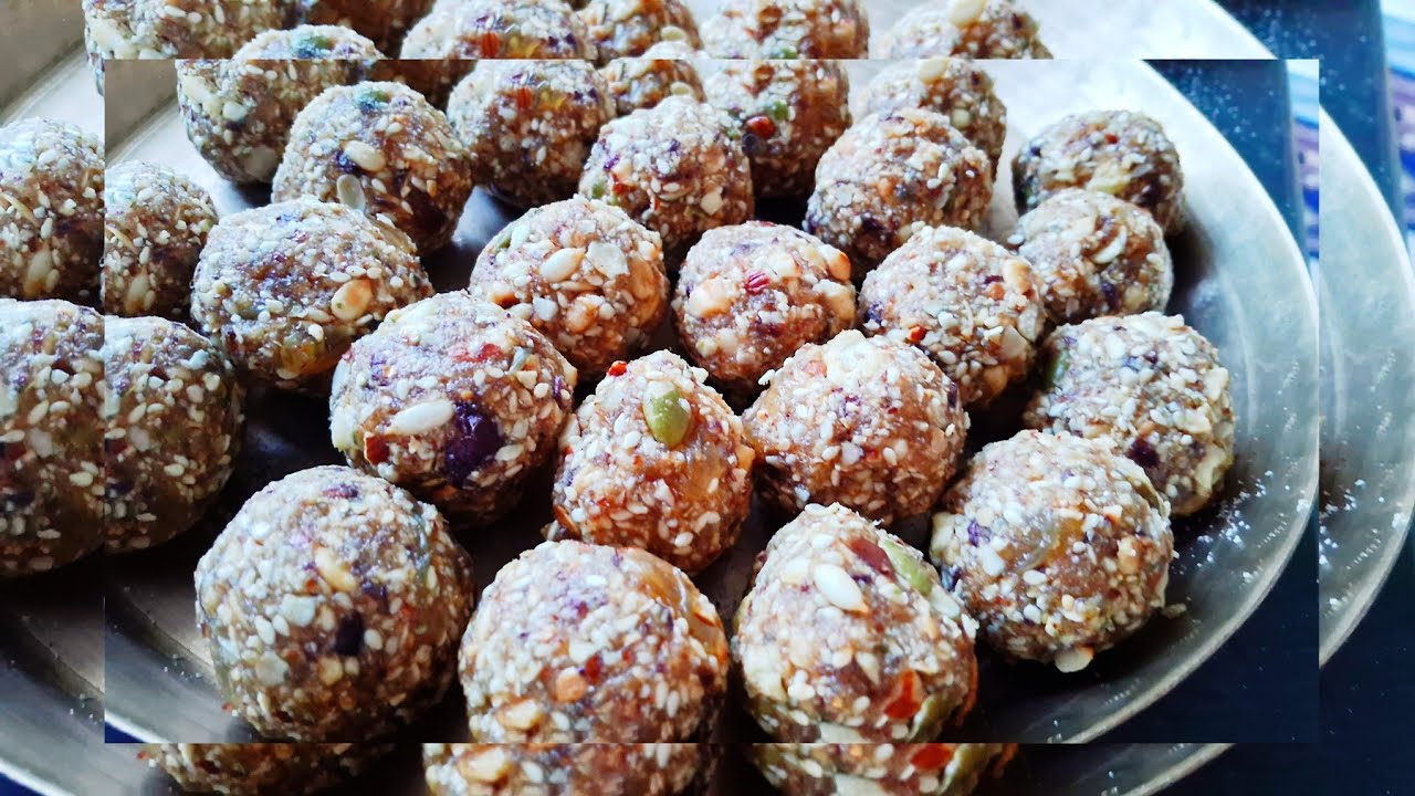 Healthy Laddu //Ai Shite Akta Kore Laddu Roj Khete Parbe Ghorer Baccha ...