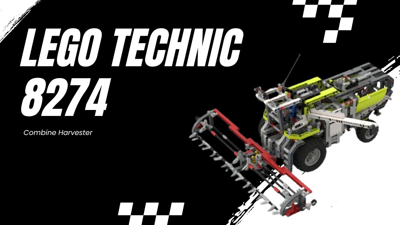 LEGO 8274 Technic Combine Harvester - YouTube