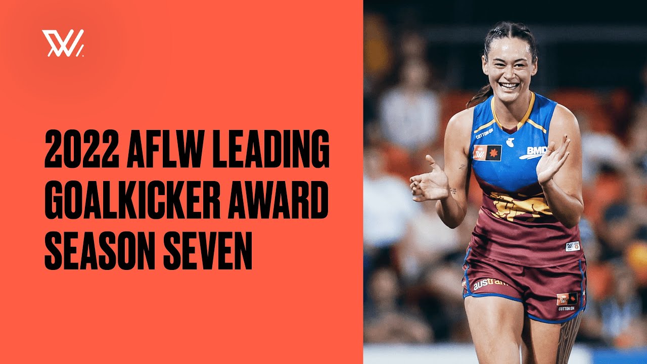 2022 AFLW Leading Goalkicker Award Season Seven: Jesse Wardlaw - YouTube