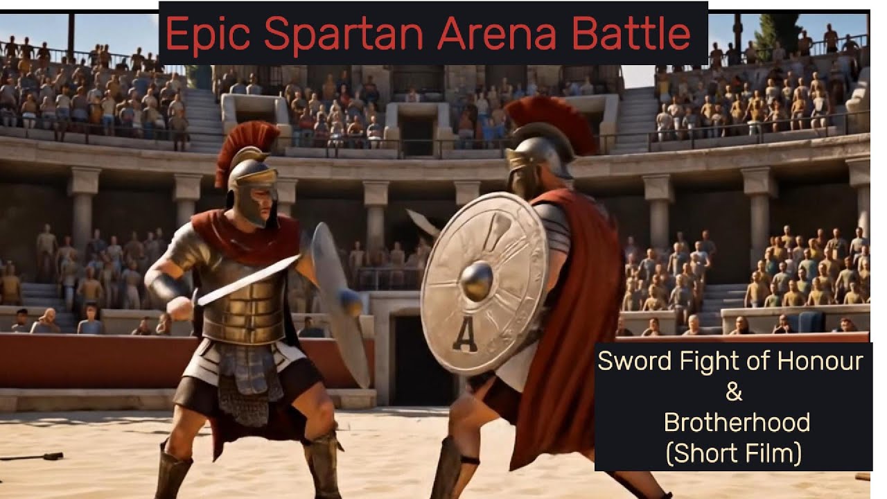 Epic Spartan Arena Battle | Sword Fight of Honour and Brotherhood ...
