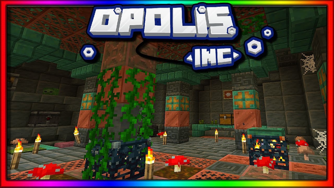 Opolis Inc Minecraft Mod Pack : Ep 2 Getting some good loot - YouTube