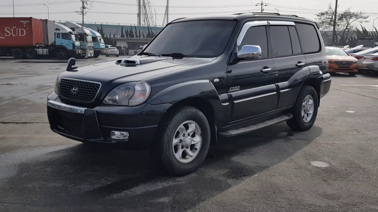 149813/ HYUNDAI TERRACAN JX290 SPECIAL ALL BLACK VERSION - YouTube