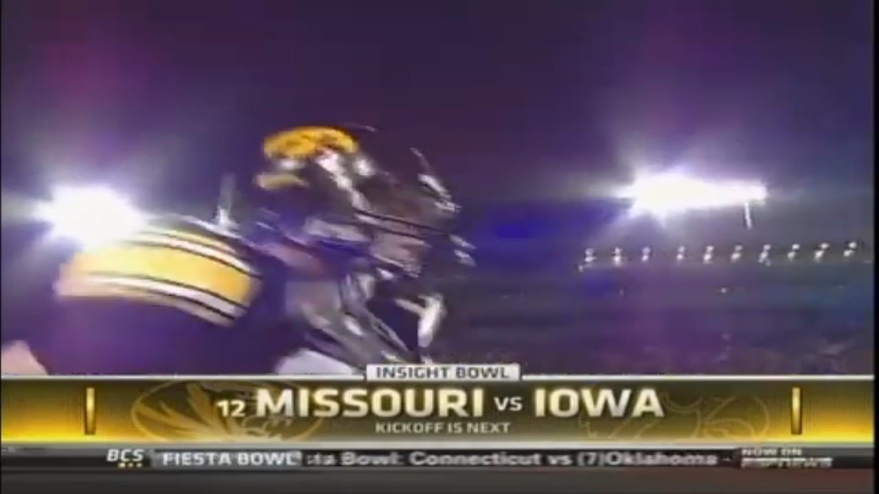 2010-12-28 Insight Bowl Missouri Tigers vs Iowa Hawkeyes - YouTube