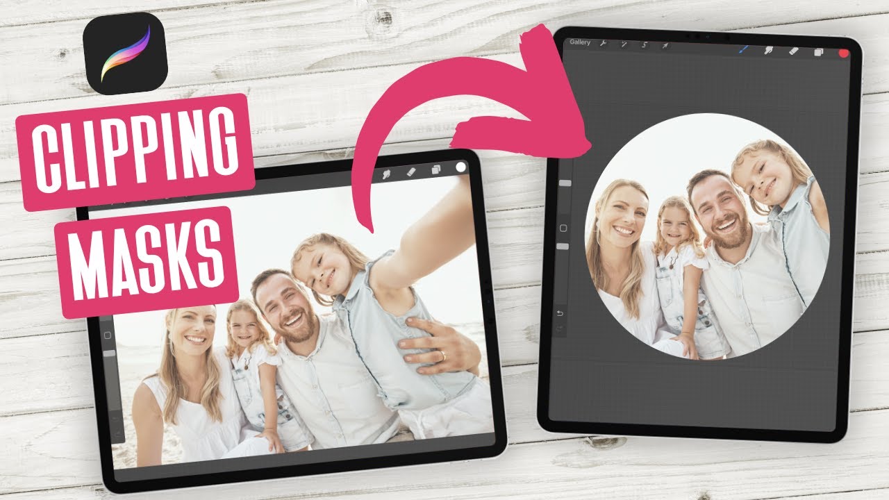Make Clipping Masks In Procreate for iPad - YouTube