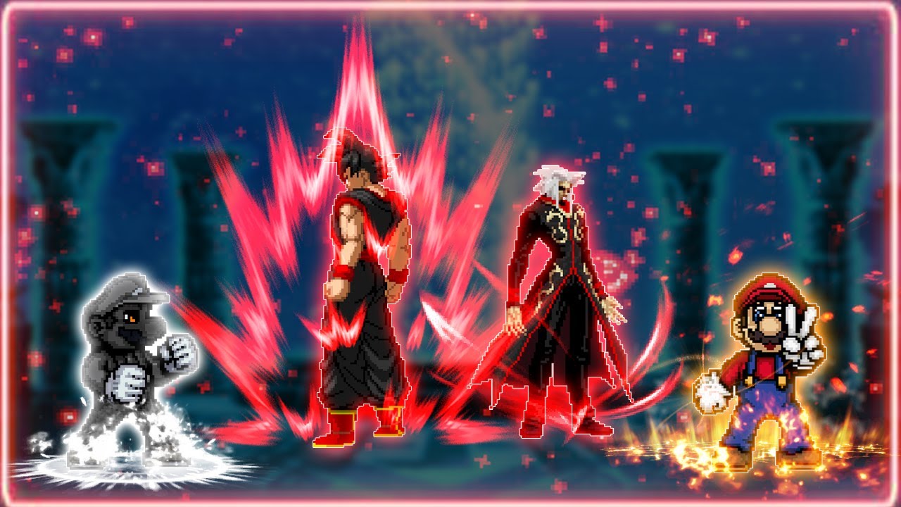 |[KOF Mugen 1.1]| Evil Team VS. Mario Team - YouTube