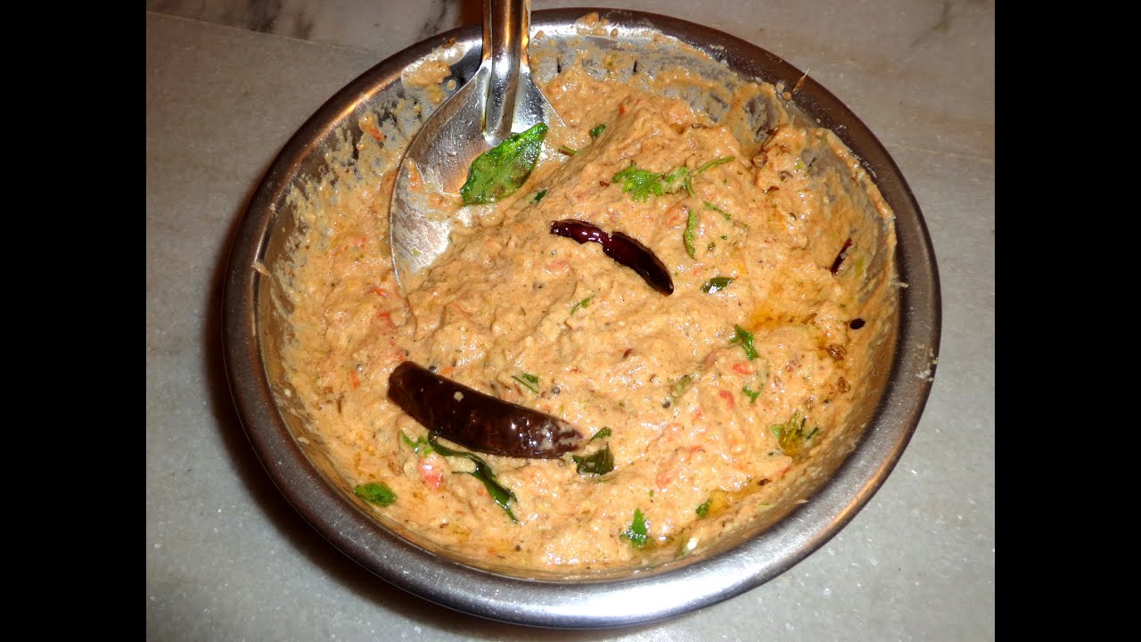 How to make DOSAKAYA PALLI PACHADI Recipe in Telugu - YouTube