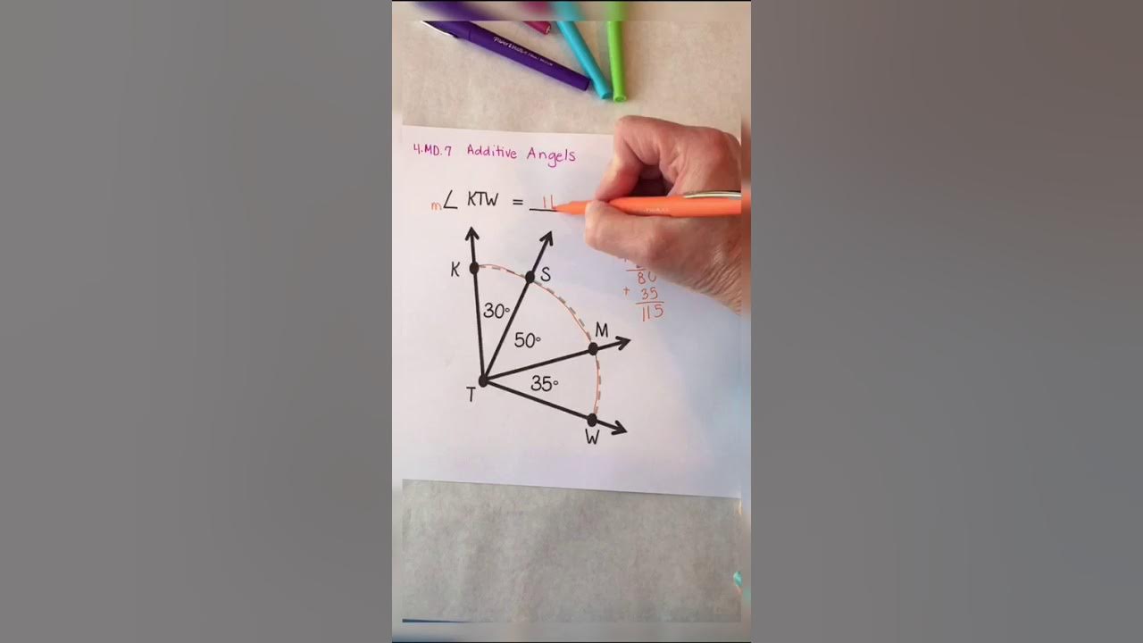 4 MD 7 Joining and Separating Angles - YouTube