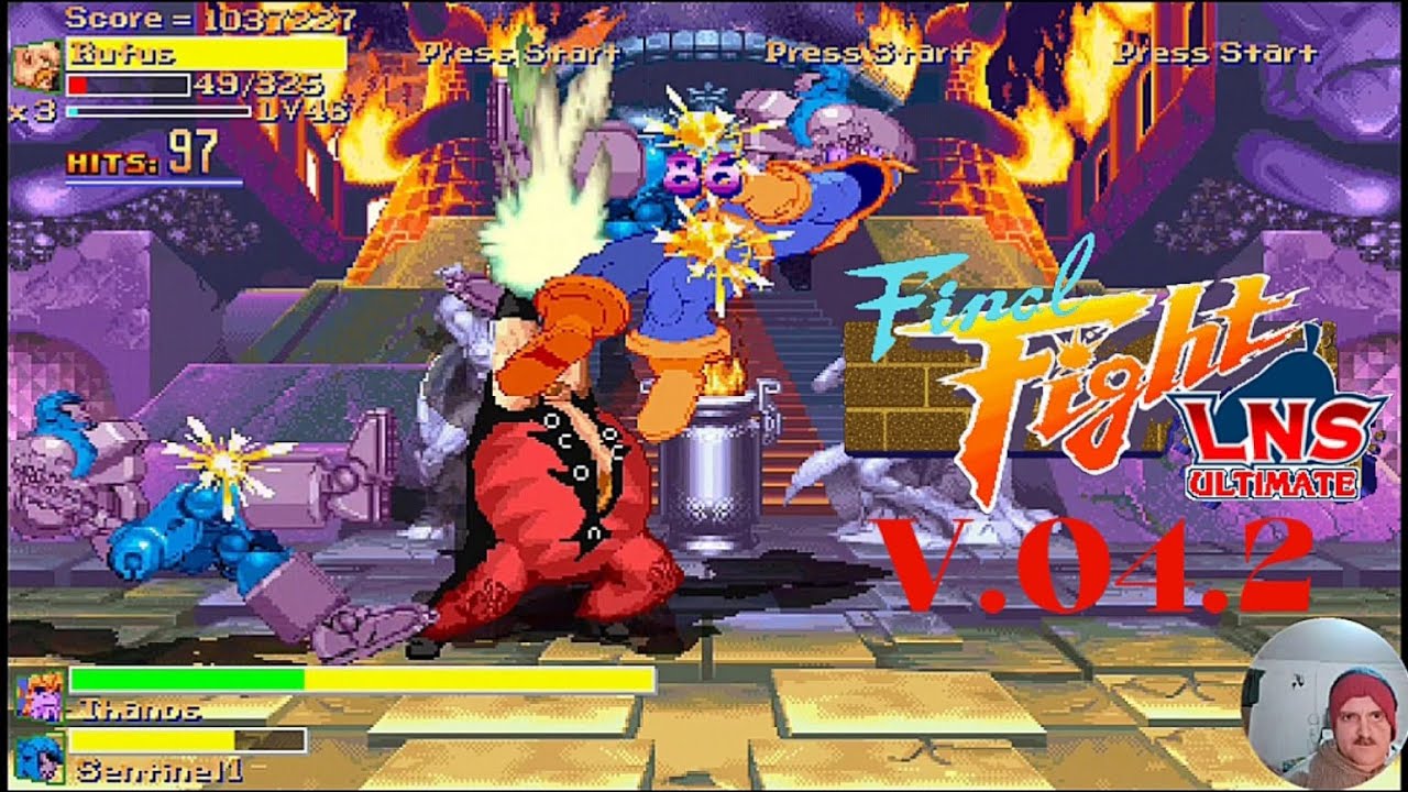 Final Fight LNS ULTIMATE V.04.2/ Capcom All Stars(Hard) Rufus 1cc - YouTube