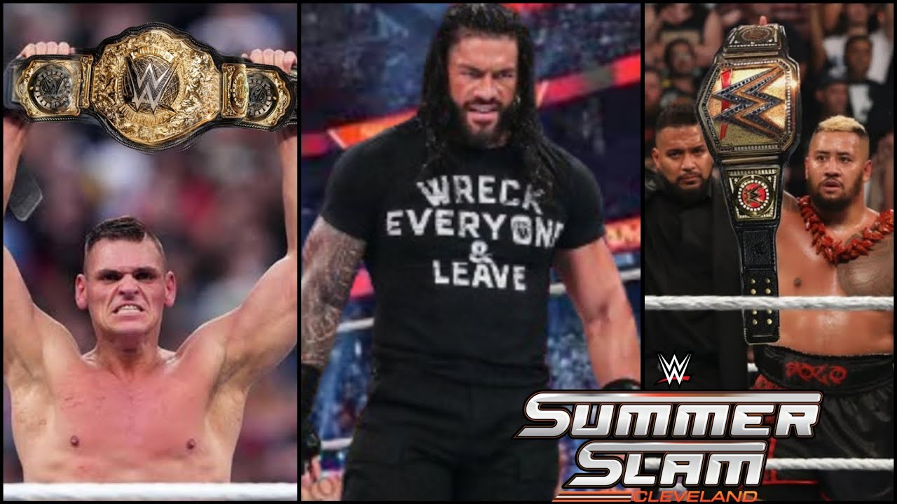 WWE SummerSlam 2024 -Roman Reigns Returns|Gunther Wins World Title|Solo ...