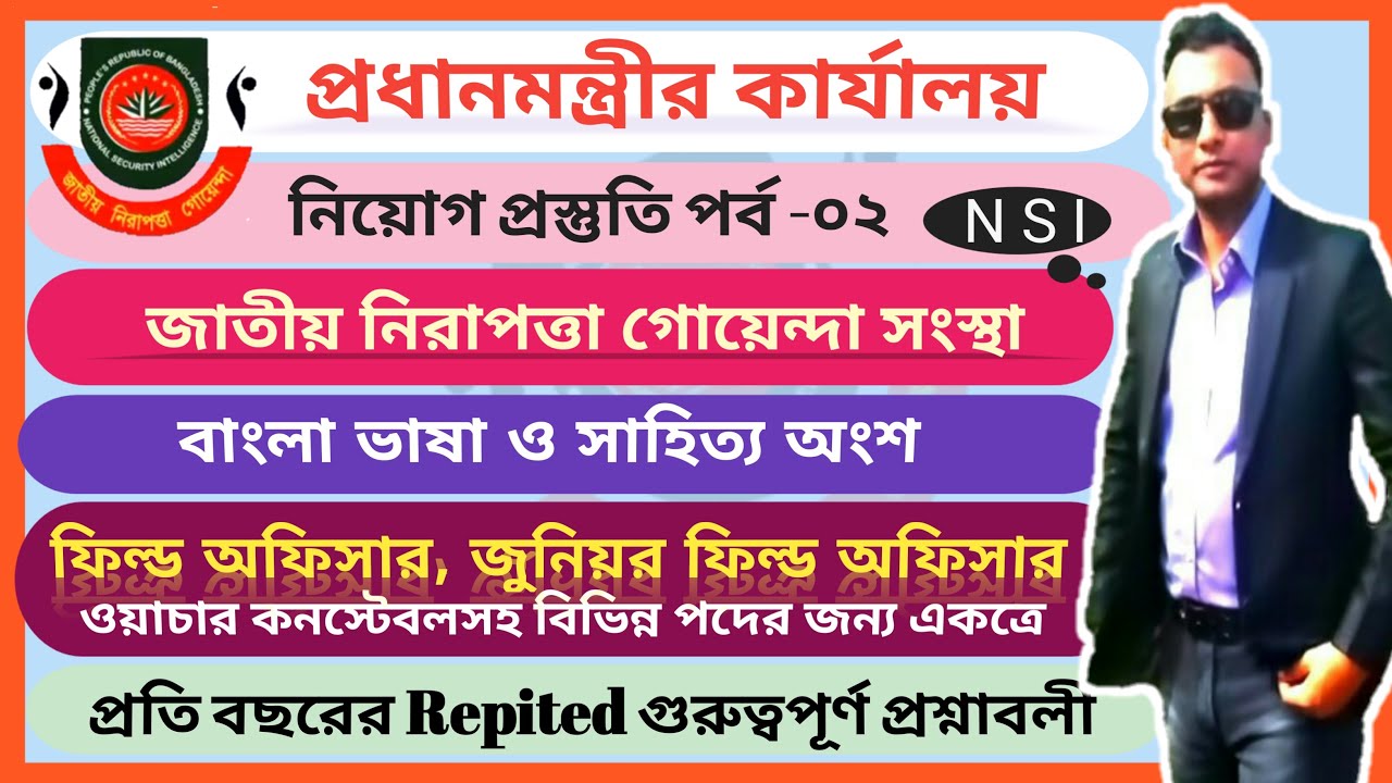 NSI Exam Full Bangla part-2 Model Test Question Solution - 2021 // NSI ...