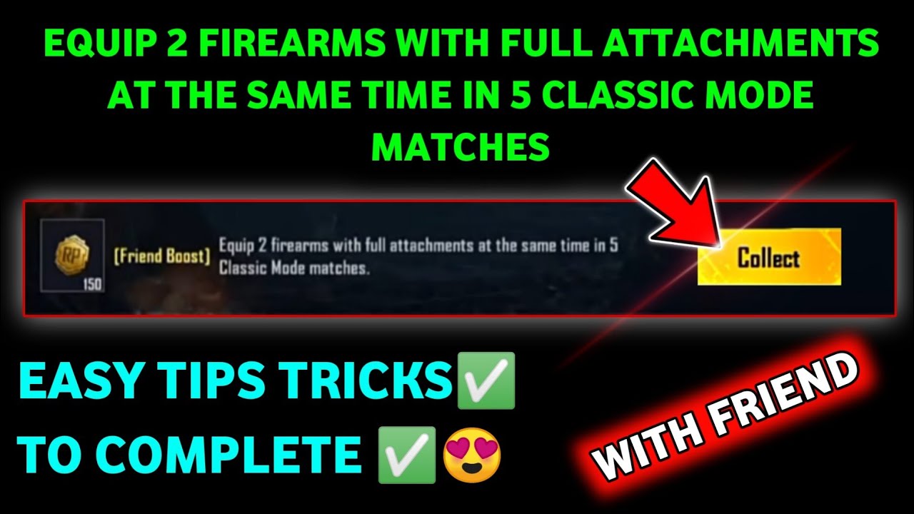 [friend boost] Equip 2 firearms with full attachments at the same time ...