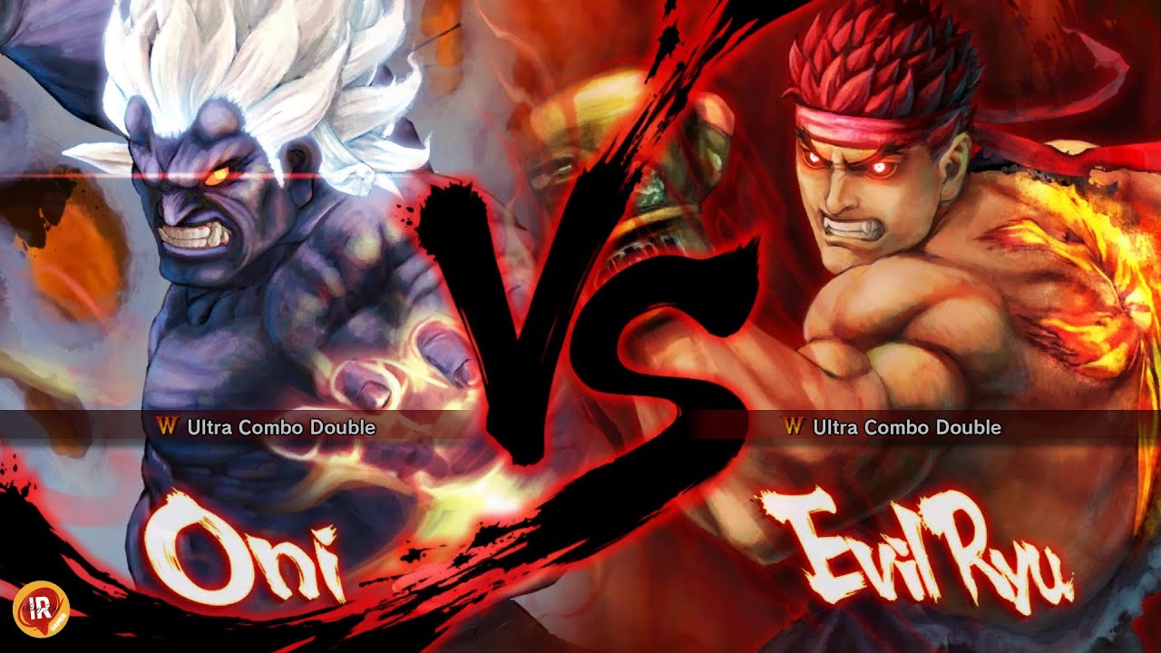 USF4 | Oni vs Evil Ryu - Ultra Street Fighter IV (Hardest Difficulty ...