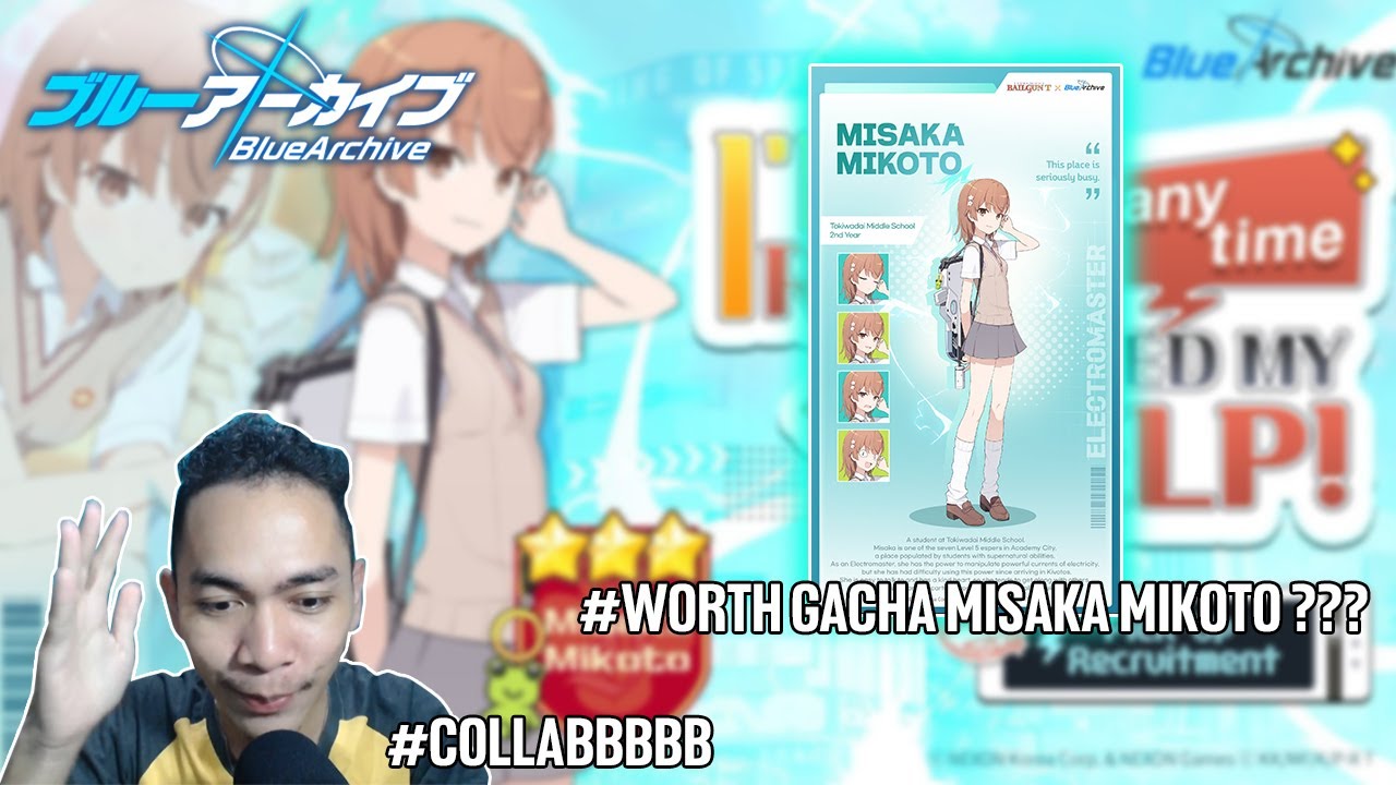 Tonton Ini Sebelum Gacha Misaka Mikoto || BLUE ARCHIVE INDONESIA - YouTube