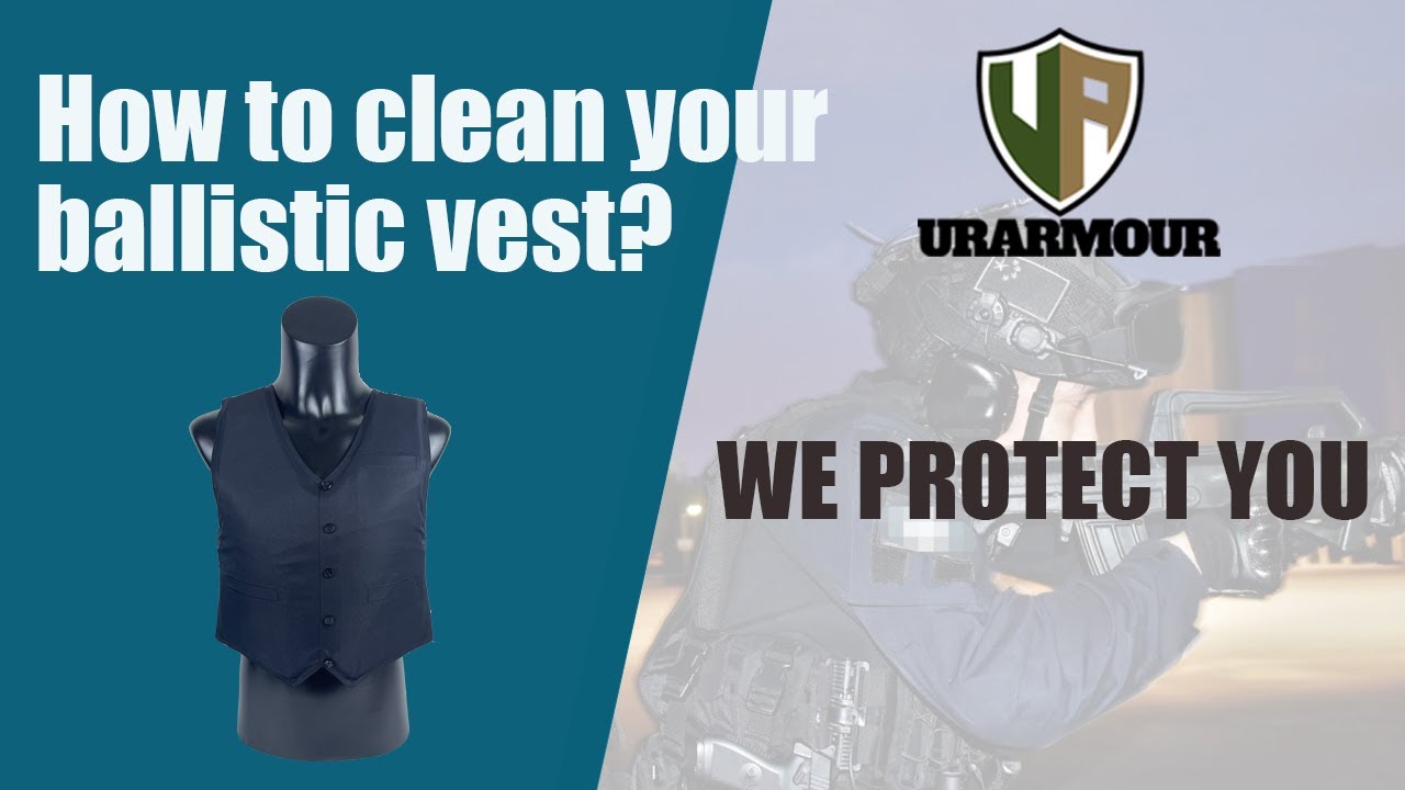 how to clean your ballistic vest bullet proof armor - YouTube