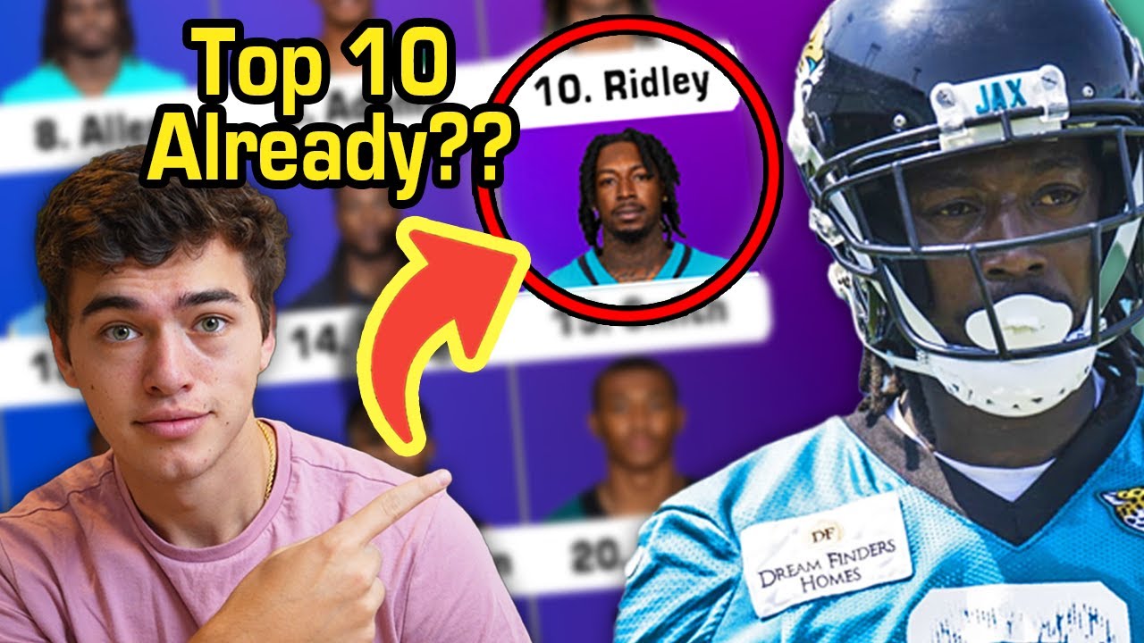 Week 1 Fantasy WR and RB Rankings - YouTube