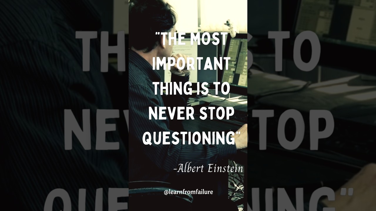 Start ask questions everytime #einstein #question #everyone #success # ...