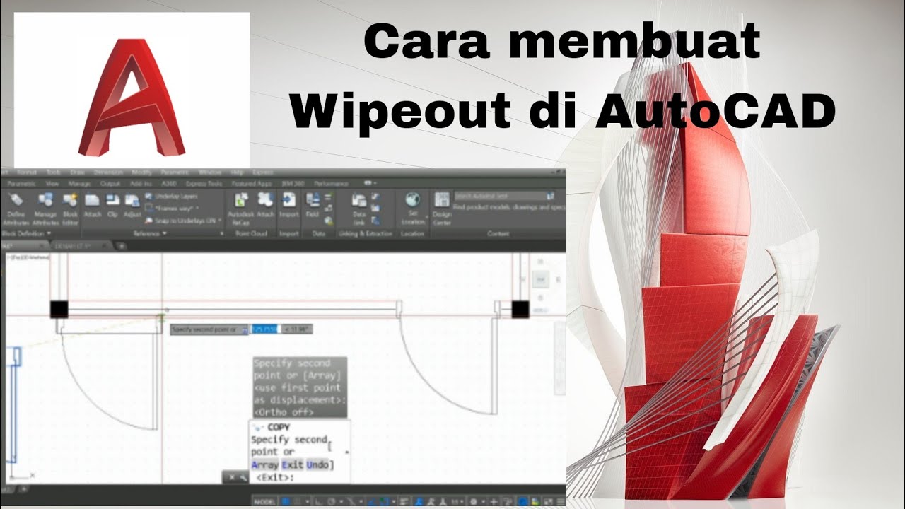 CARA MEMBUAT WIPEOUT DI AUTOCAD DENGAN MUDAH - YouTube