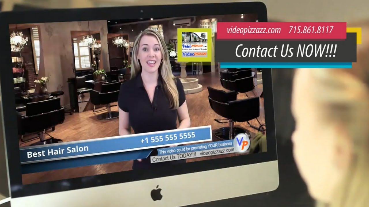 Hair Salon - Compelling VidInVid Commercial - Beauty Salon Female ...