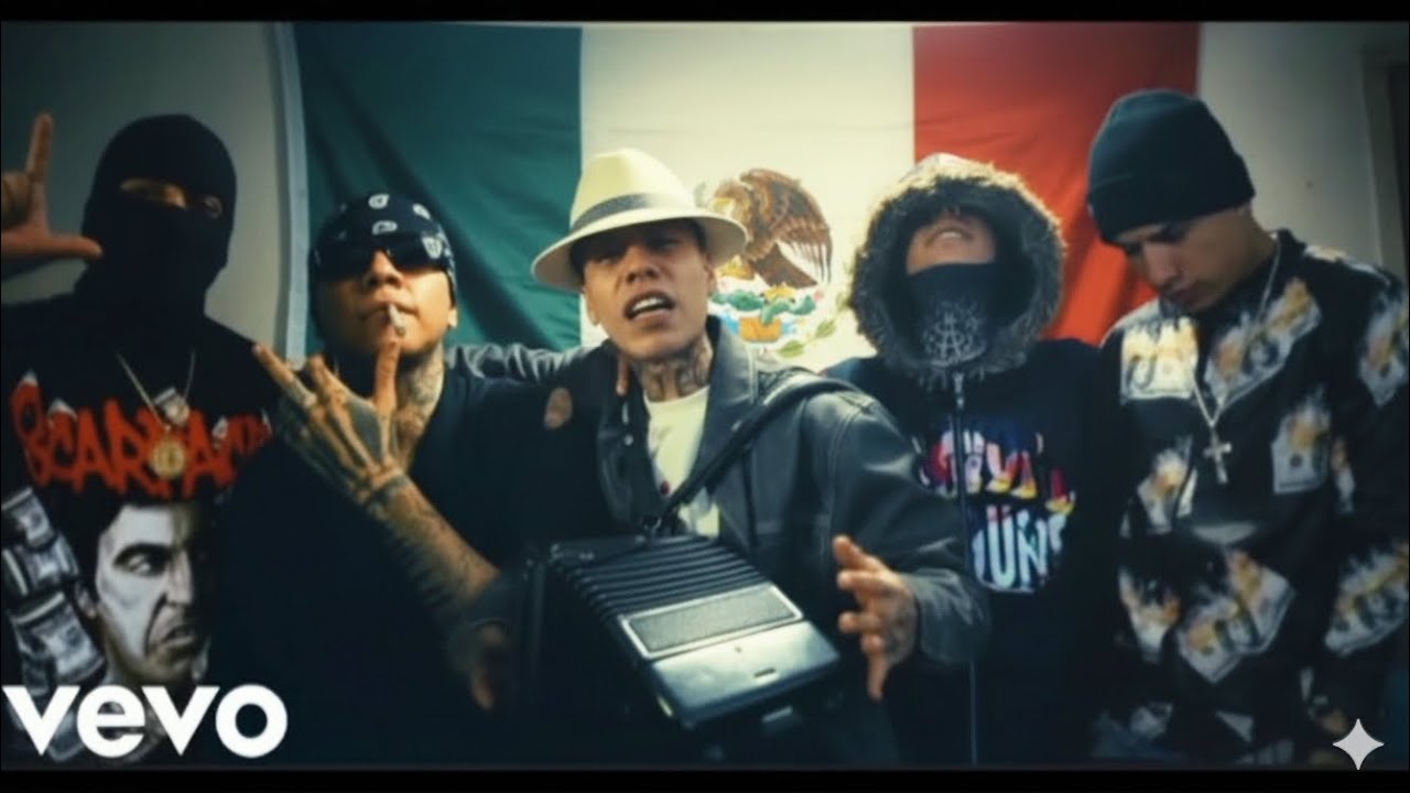 Santa fe klan-Mexicanos Ahuevo🇲🇽ft.Santa Grifa,Chato 473,Lirikario,5050 ...