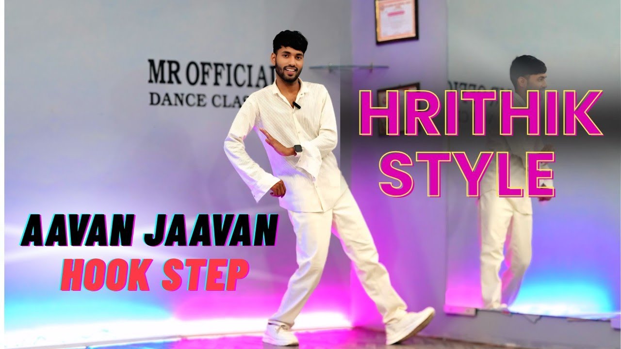 Aavan Jaavan Hook Step Tutorial | Hrithik Roshan Dance | WAR 2 Dance by Manish Kumar - YouTube