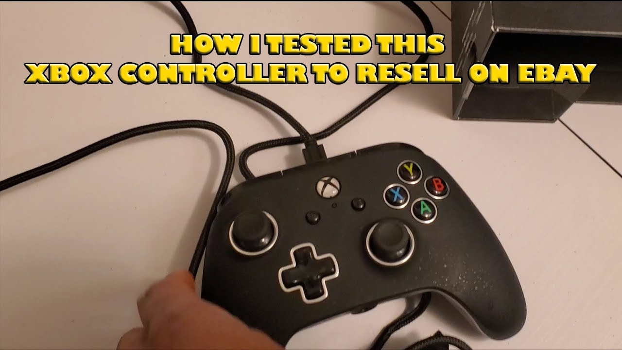 How To Test A Gaming Controller For Resell - YouTube