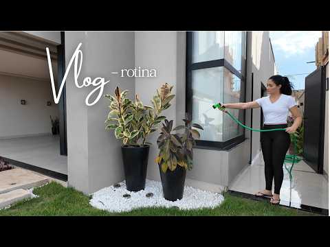 vlog: rotina de dona de casa, lavando roupas, limpando o quintal e cuidando do lar