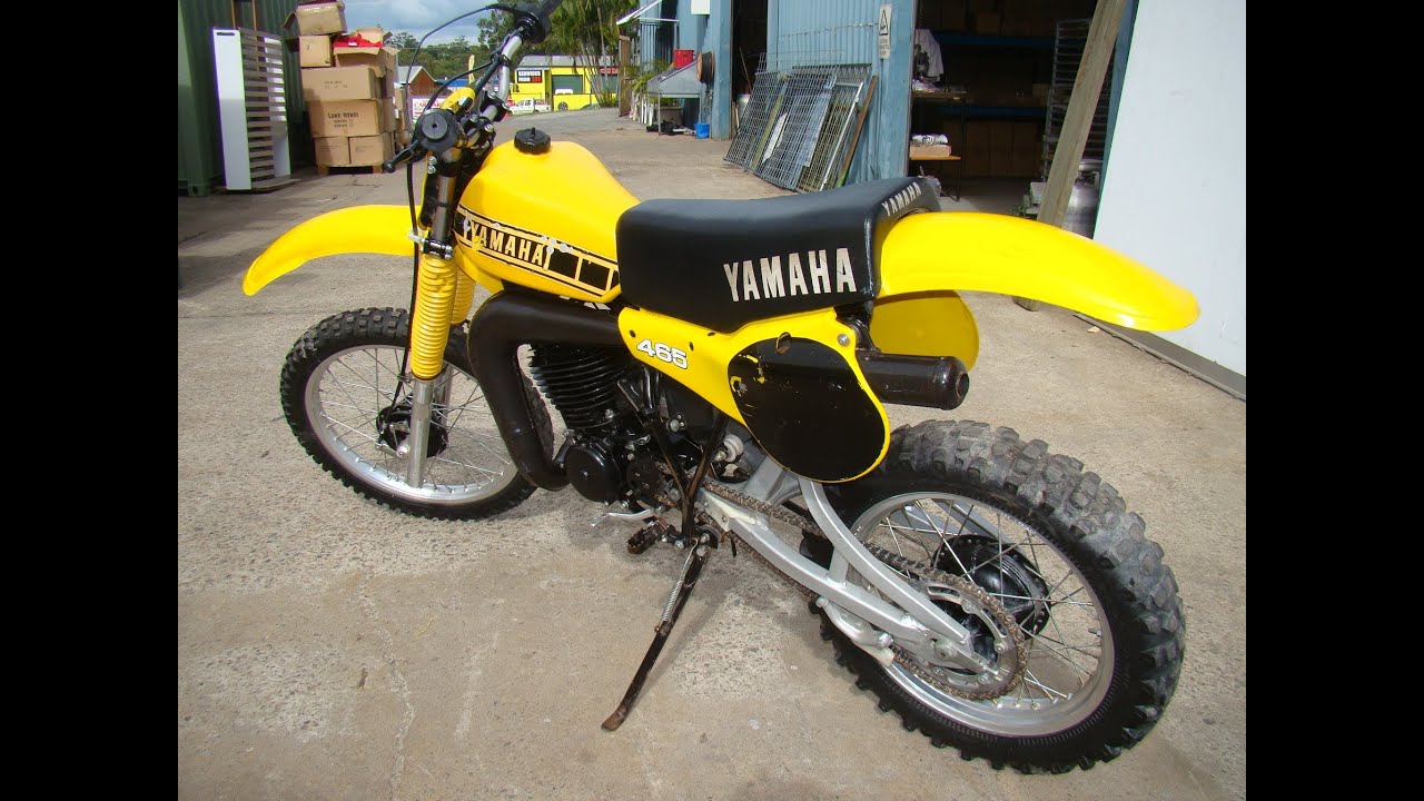 YAMAHA YZ465H 1981 - YouTube