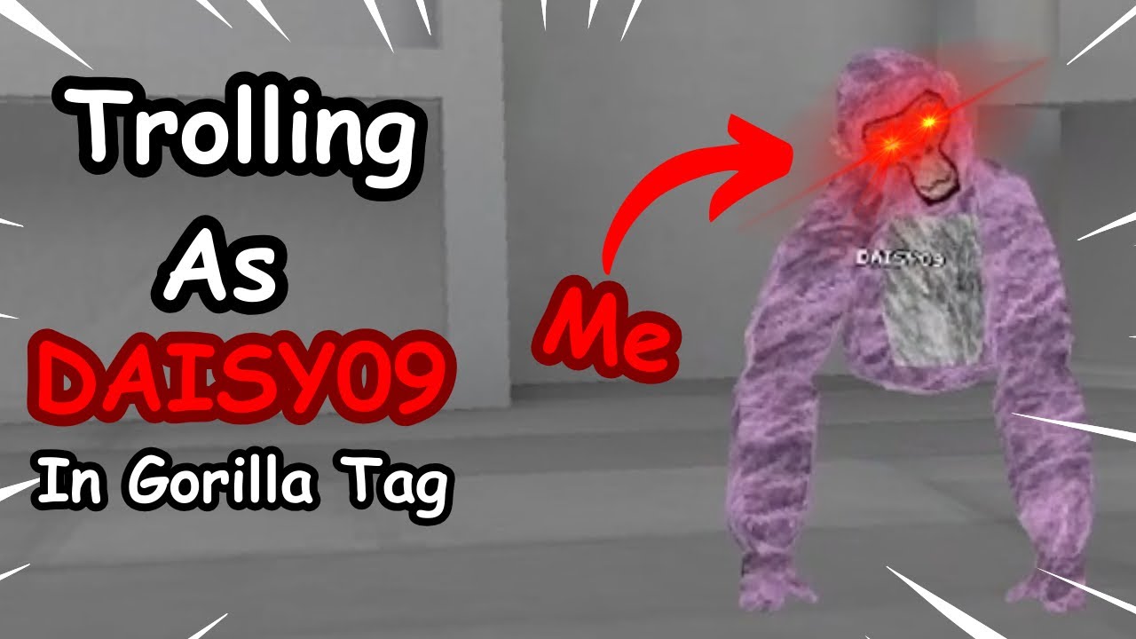 Trolling As Daisy 09 In Gorilla Tag...(Made A Kid Cry) - YouTube