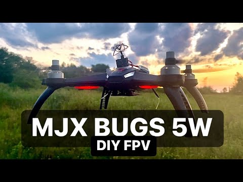 MJX BUGS 5W 5.8 ghz AIO Flight Sky Viper Goggles ROTG01 to Android Cell ...