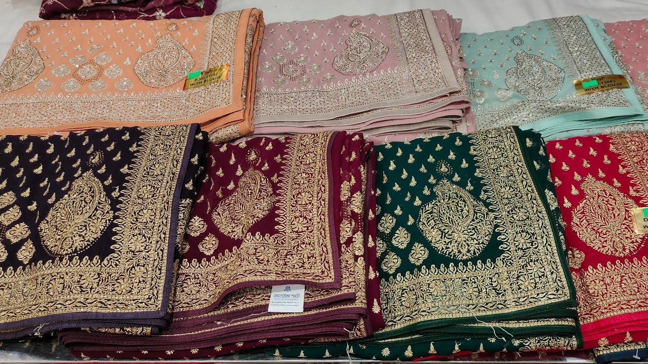 #pure jorjet KAJ party sharee only 5500 taka - YouTube